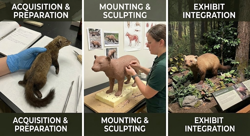 Animal Taxidermy Process